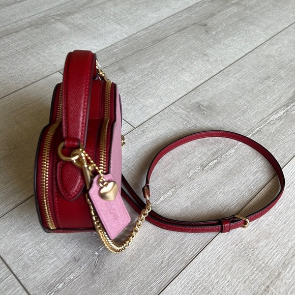 Coach | Bags | Coach Heart Crossbody In Colorblock | Poshmark